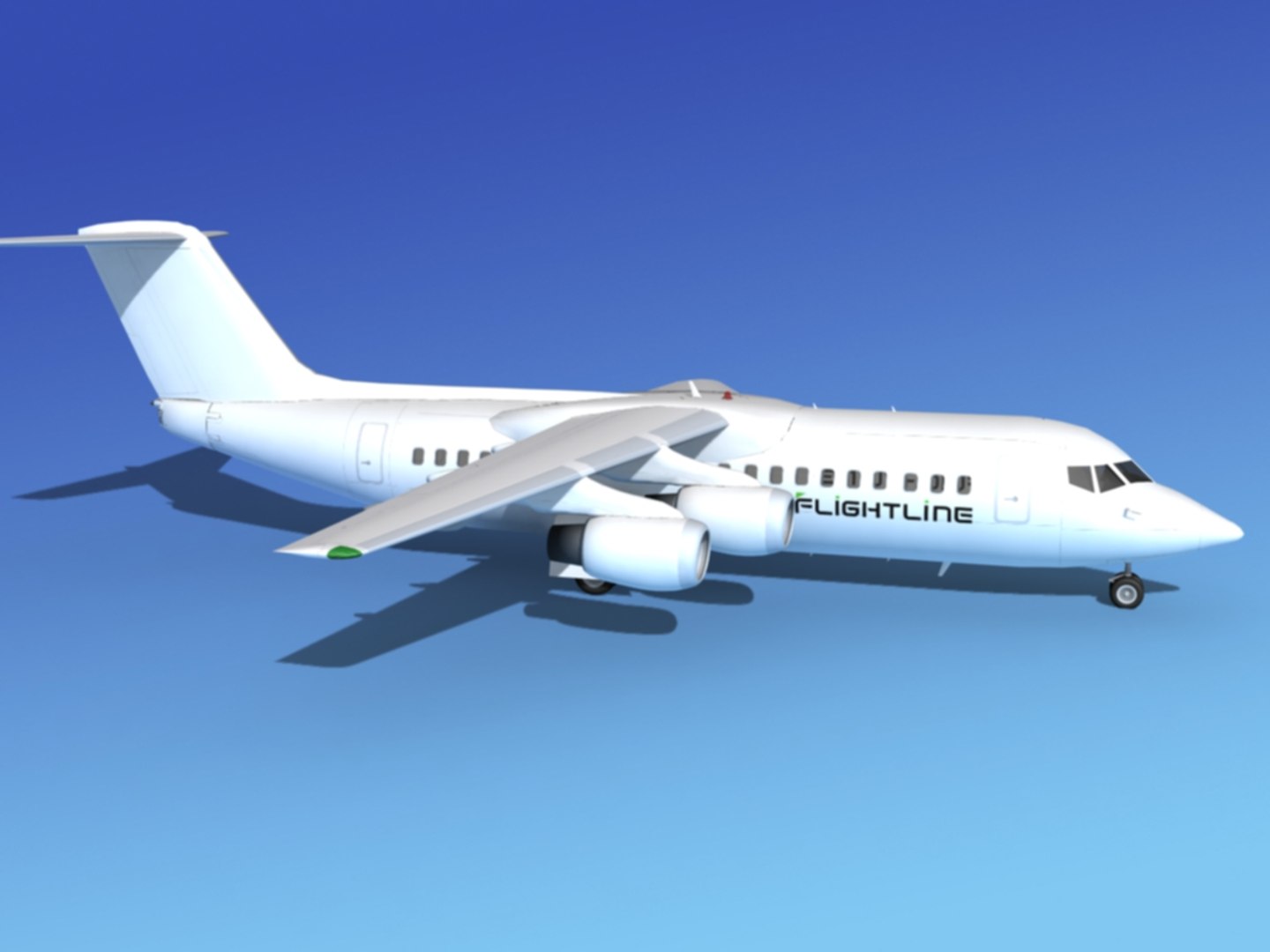 Bae 146 3d Model