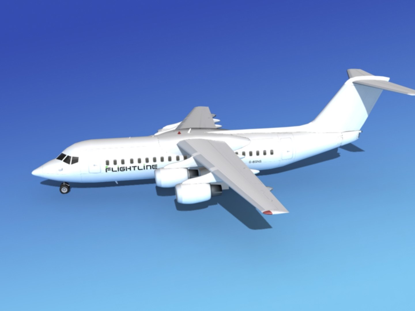Bae 146 3d Model