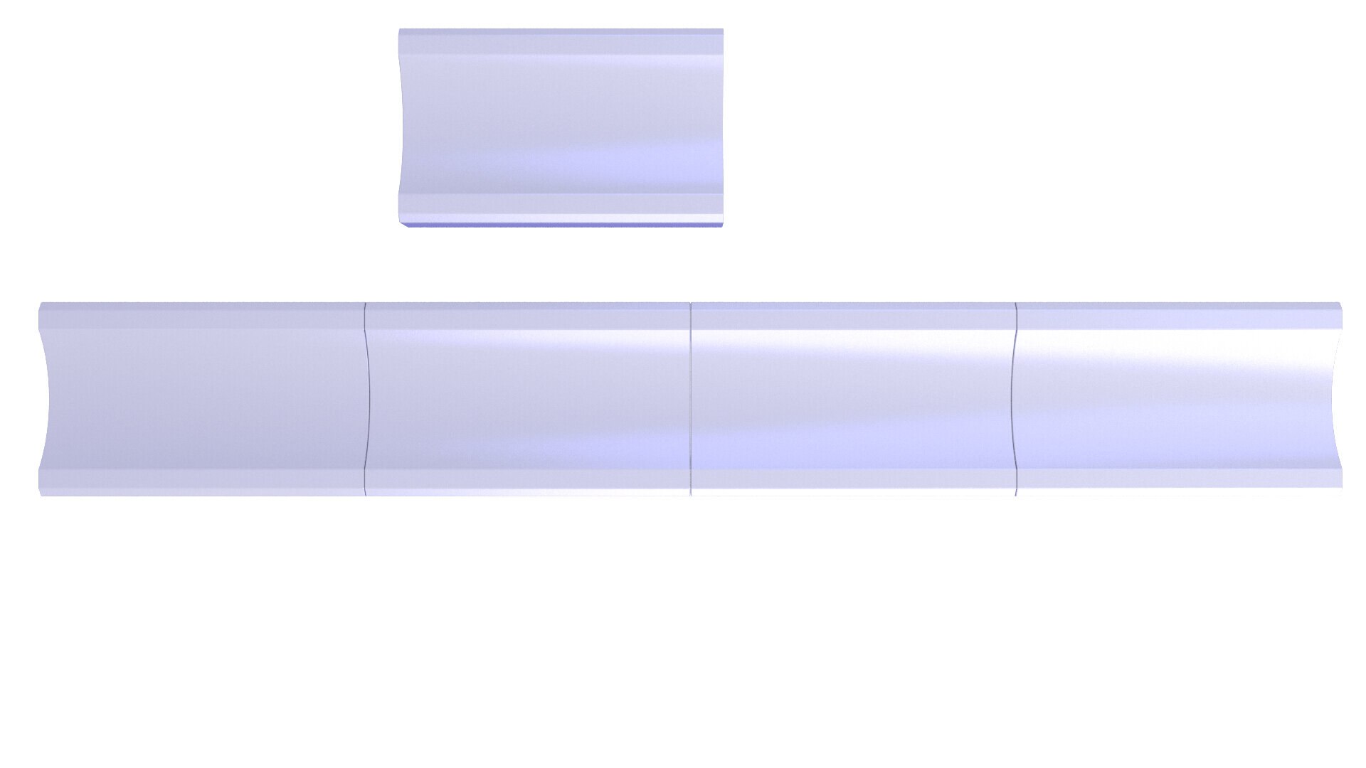Concrete Saucer Drainage Trough Channel 14 Model - TurboSquid 1979934