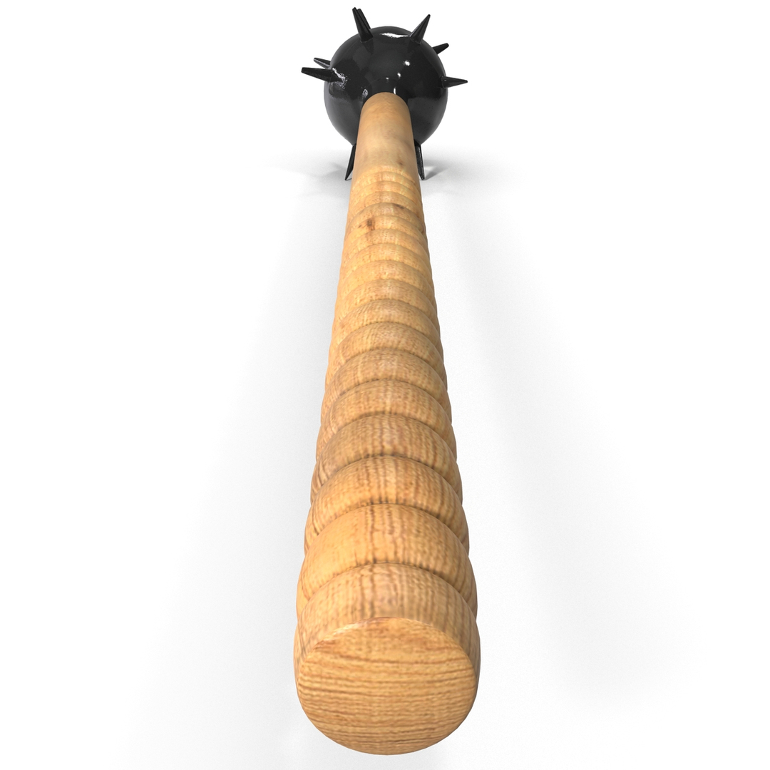 3d morning star mace model