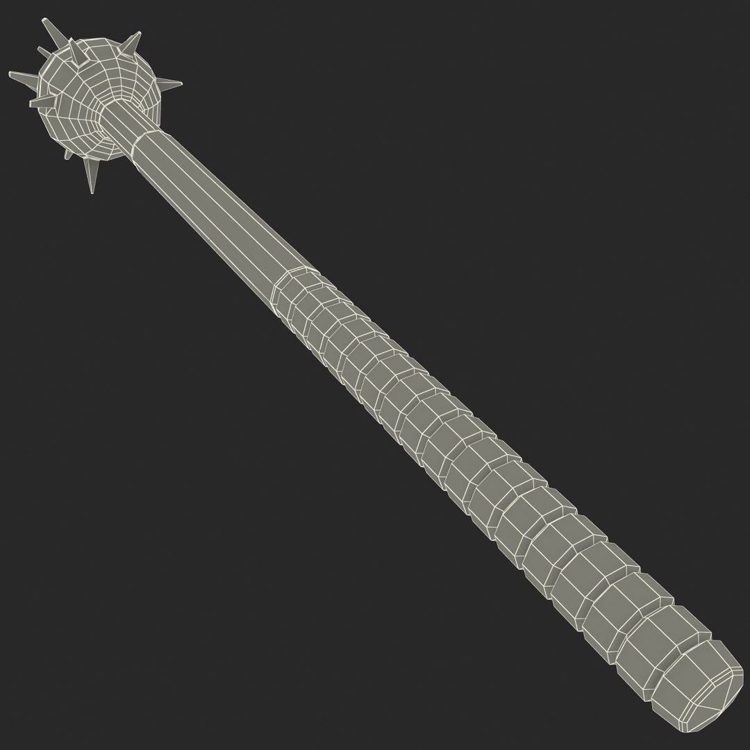3d Morning Star Mace Model