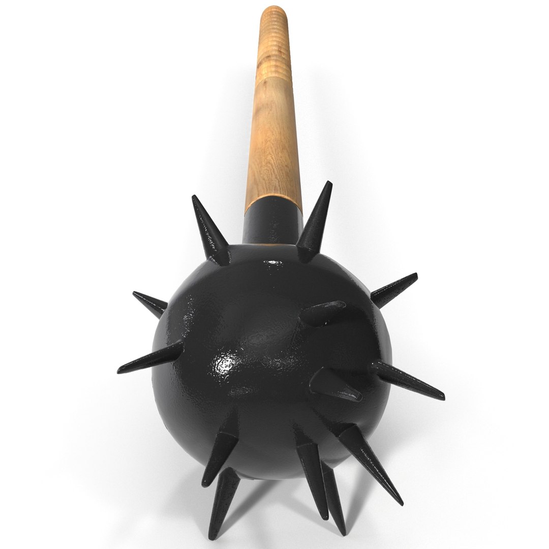 3d Morning Star Mace Model