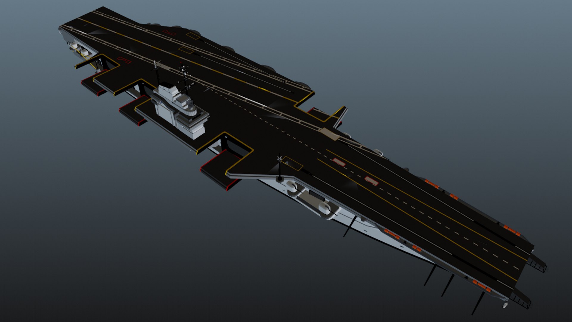 modelo 3d Portaaviones TP7 - TurboSquid 1792539