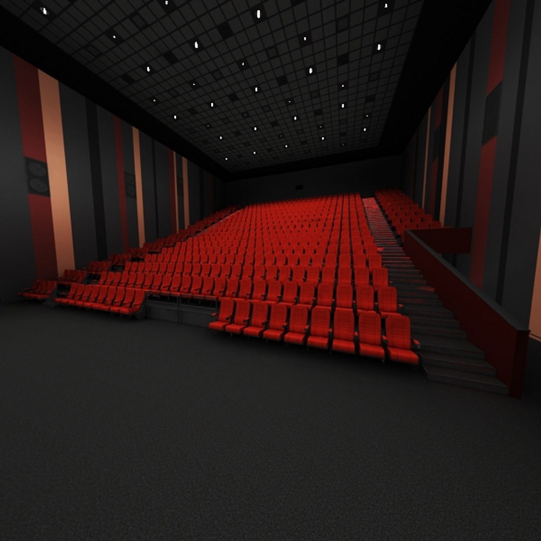 3d Model Imax Interior Scene