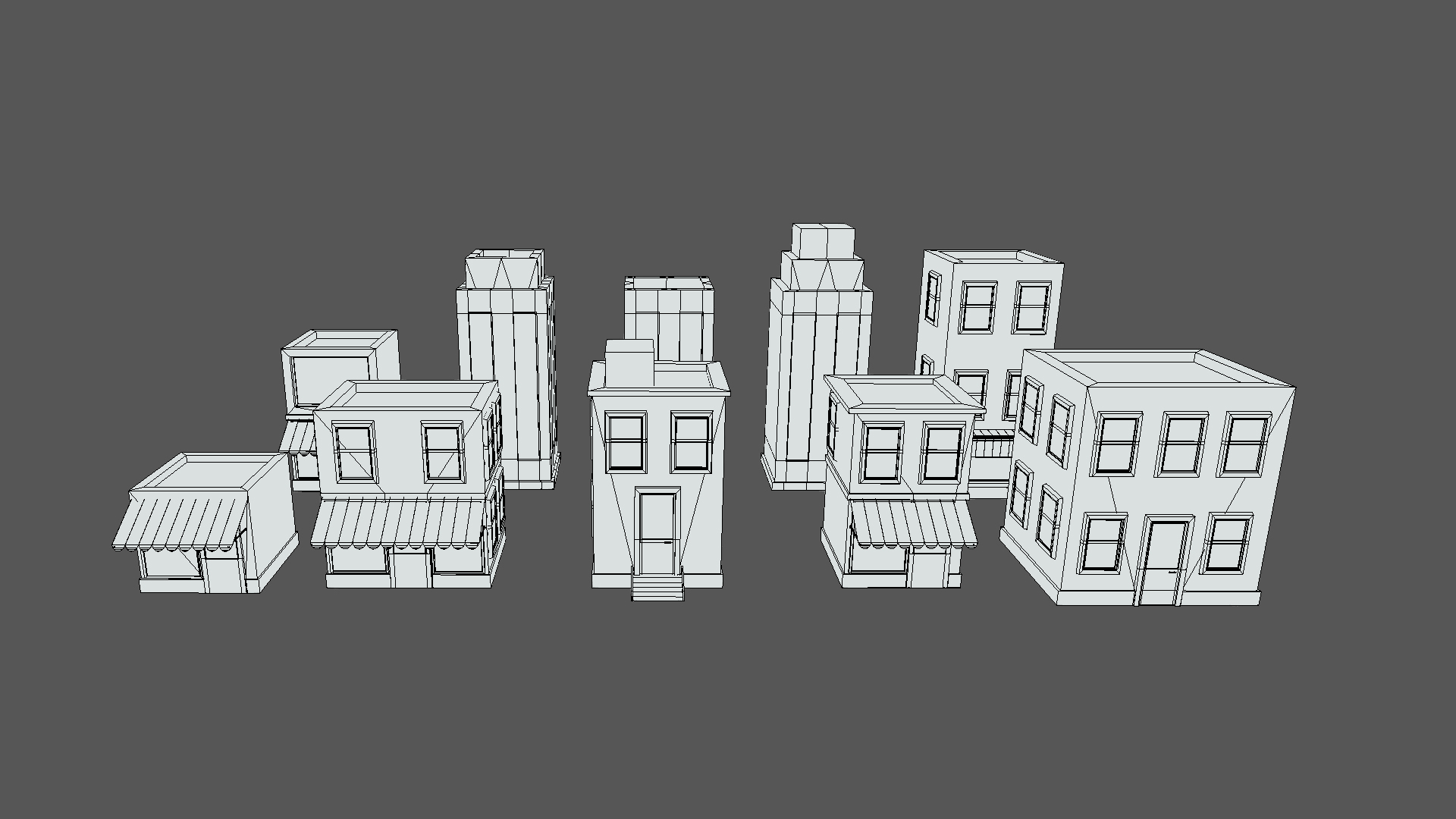 Building cartoon 3D model - TurboSquid 1686405