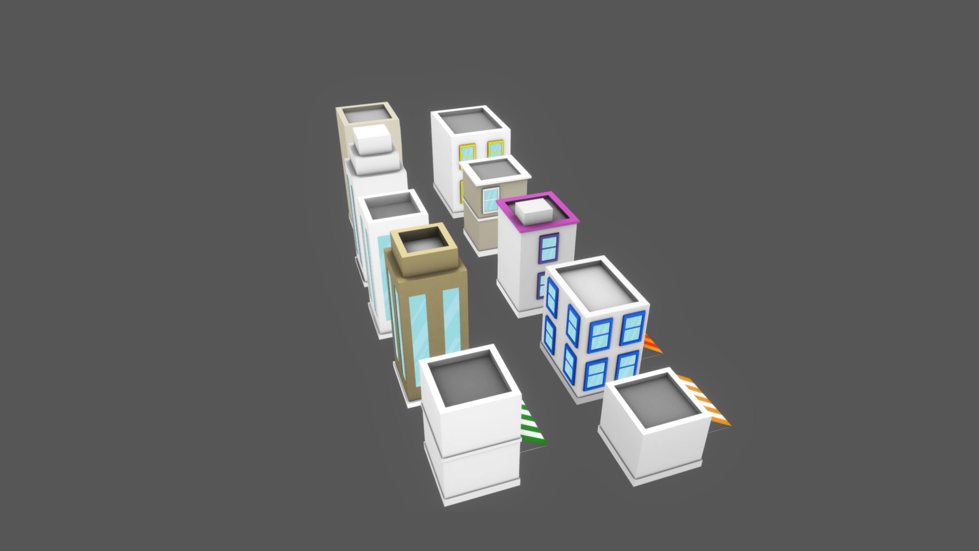 Building Cartoon 3D Model - TurboSquid 1686405