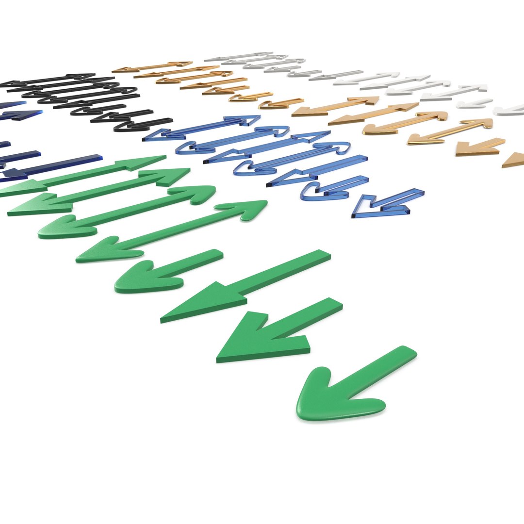 Arrows 3D Model - TurboSquid 2220368