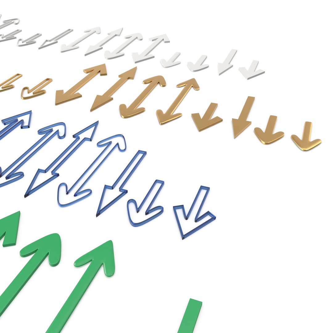 Arrows 3D Model - TurboSquid 2220368