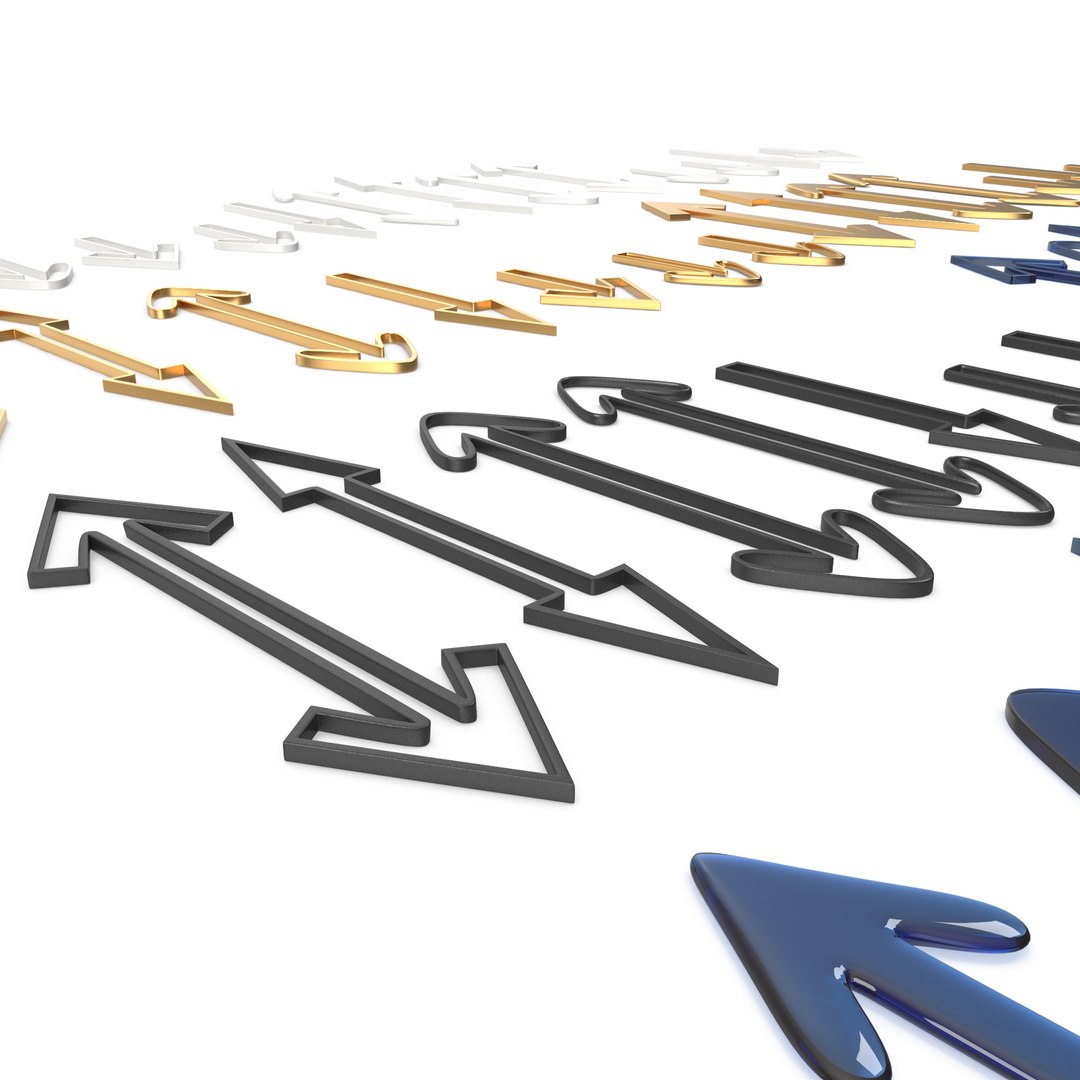 Arrows 3D Model - TurboSquid 2220368