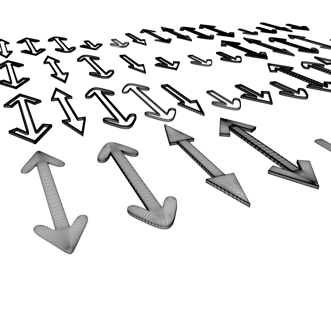 Arrows 3D Model - TurboSquid 2220368