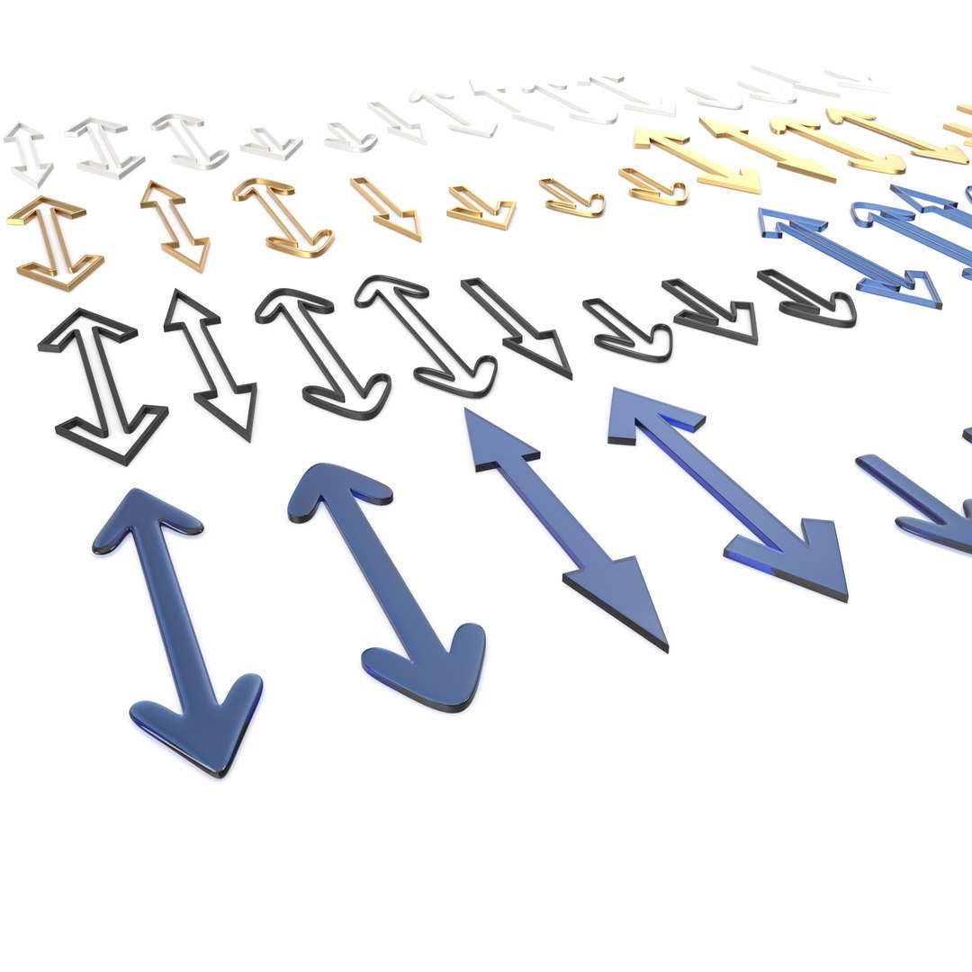 Arrows 3D Model - TurboSquid 2220368