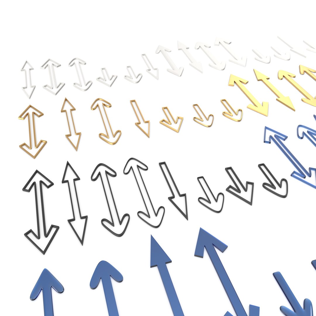 Arrows 3D Model - TurboSquid 2220368