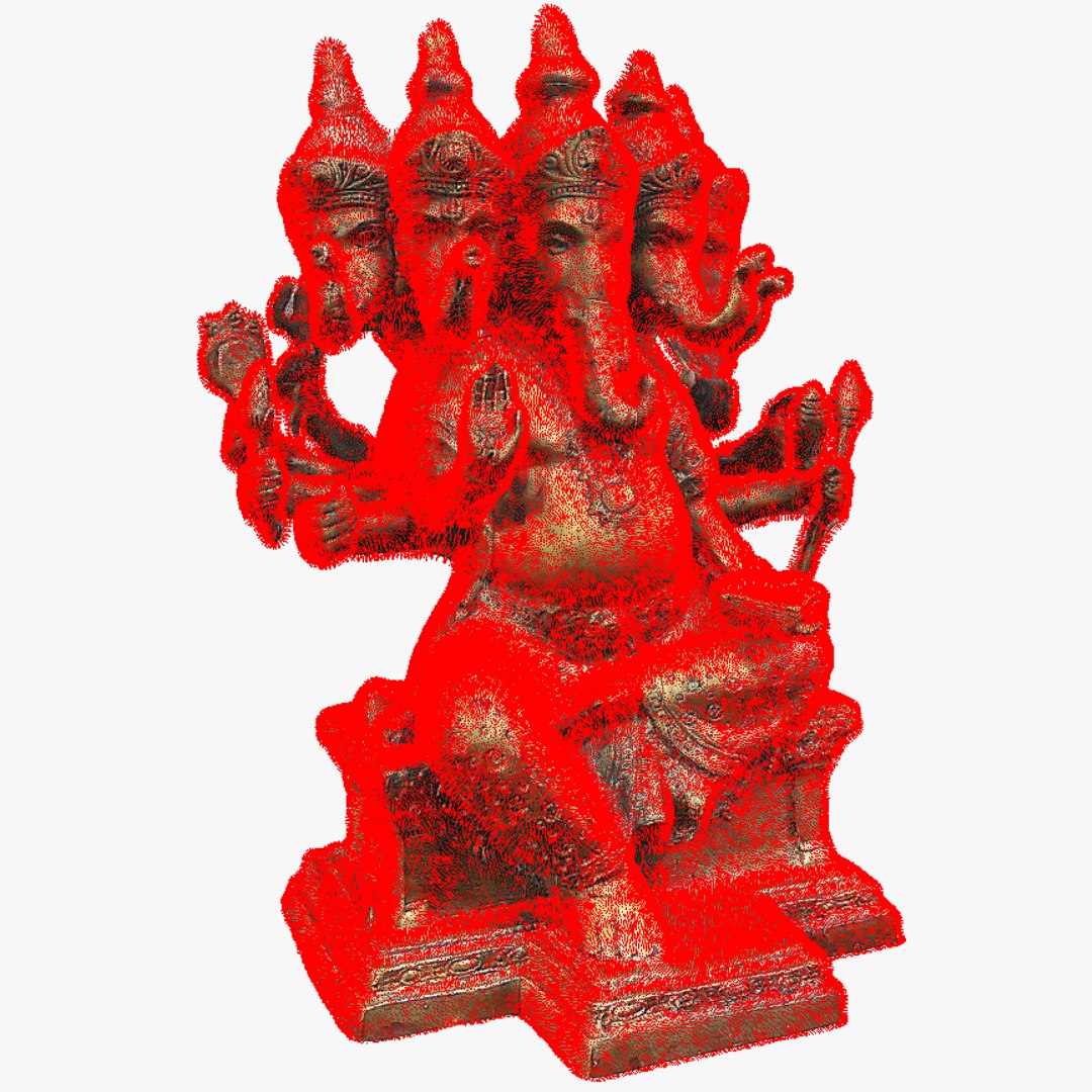 3D Ganesha 5 Heads - TurboSquid 2109640