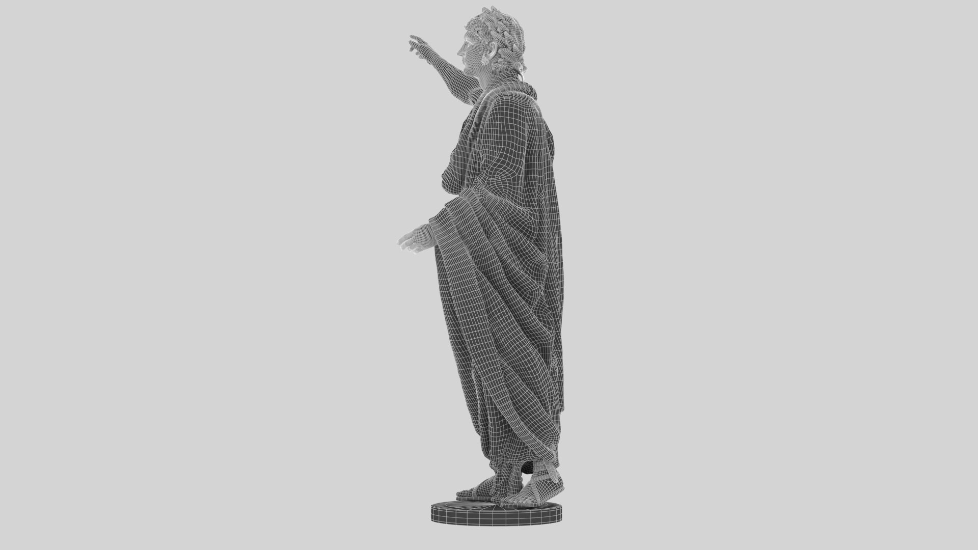 3D Nero Statue - TurboSquid 2157077
