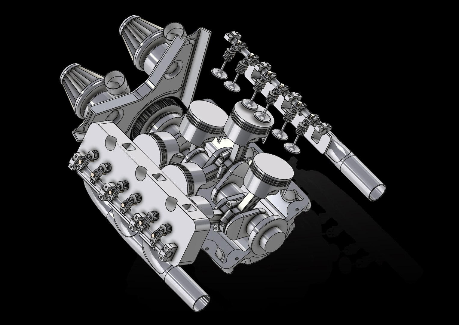 V6 Engine 3D - TurboSquid 1815028