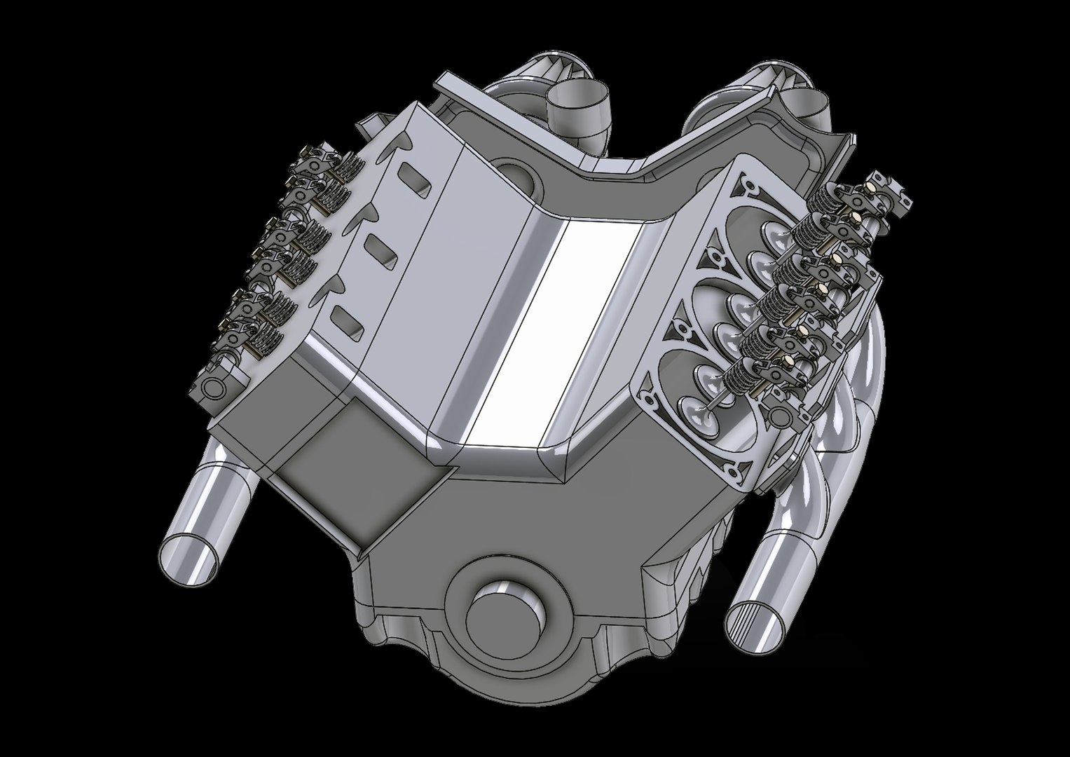 V6 Engine 3D - TurboSquid 1815028