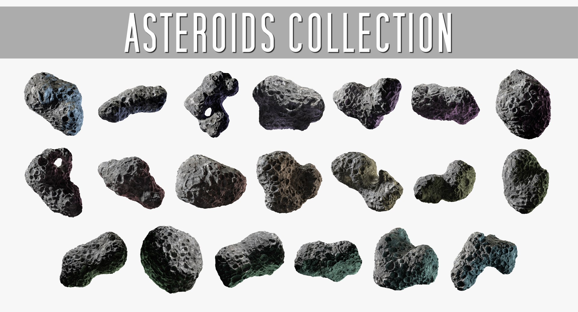 3d Model Asteroids