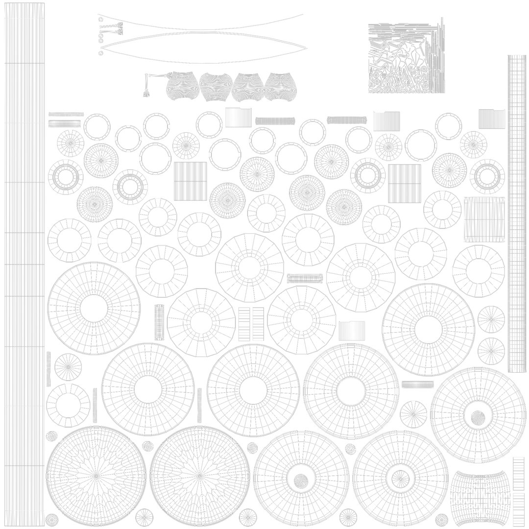 LED Ceiling Light Model - TurboSquid 2271856