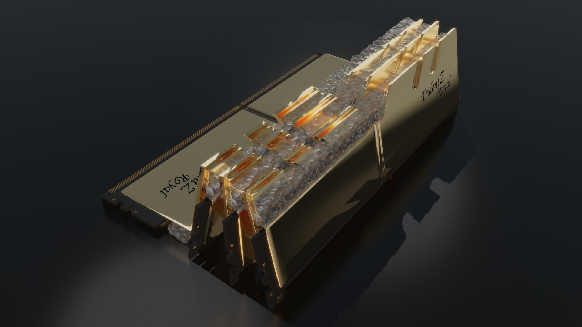 3D Ram Gold Trident - TurboSquid 1668246