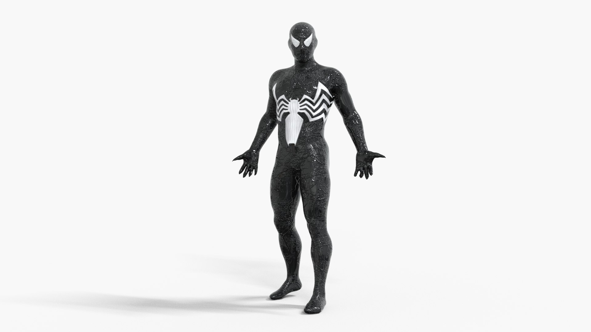 3D SYMBIOTE Venom Rigged Animated Low-poly 3D Model Model - TurboSquid ...