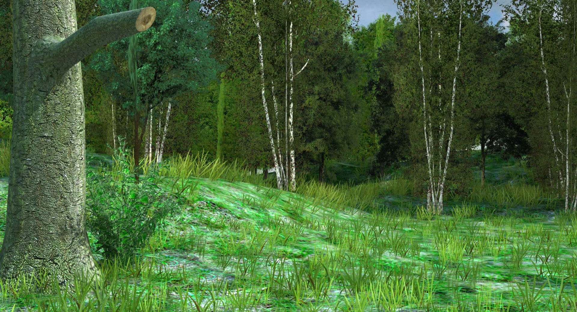 3d Meadow Ready Games Forest Model