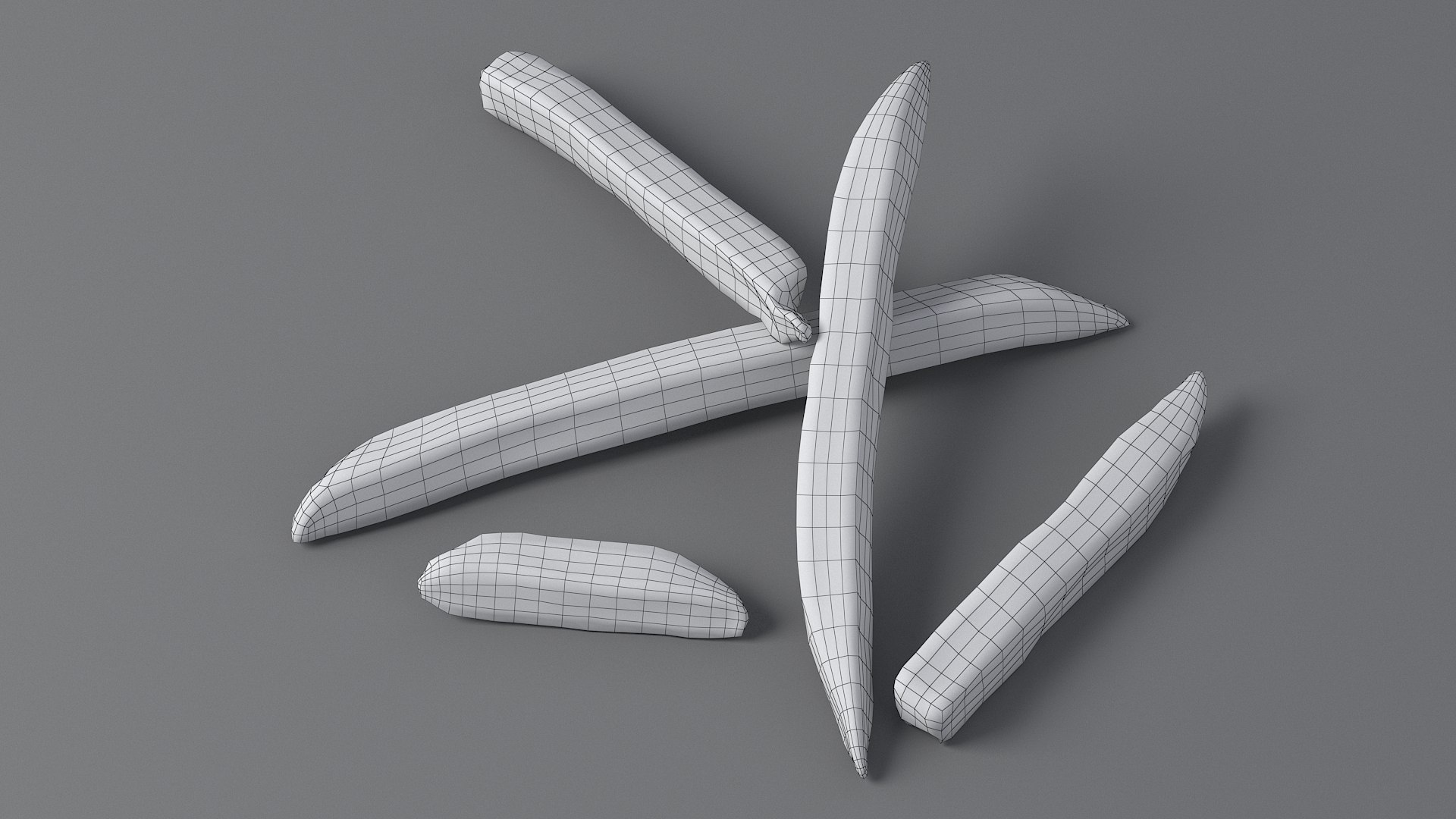 3D Realistic French Fries model - TurboSquid 1812553