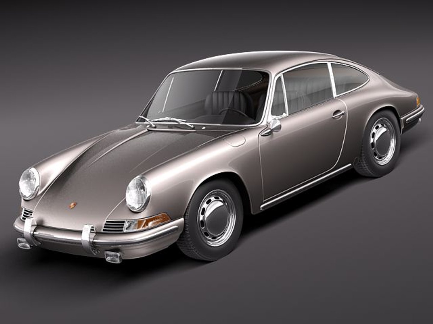 3d porsche 901 1964 classic