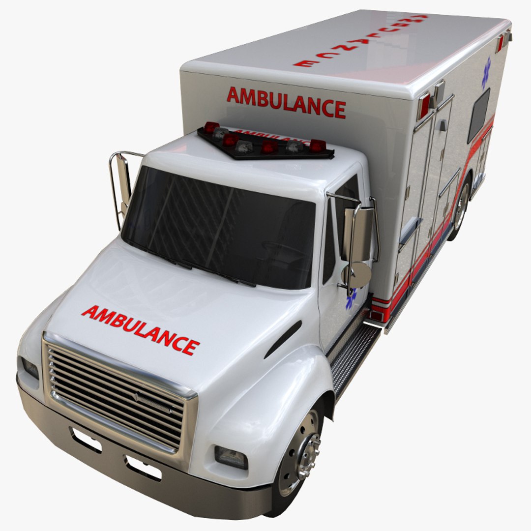 3D Ambulance - TurboSquid 999482