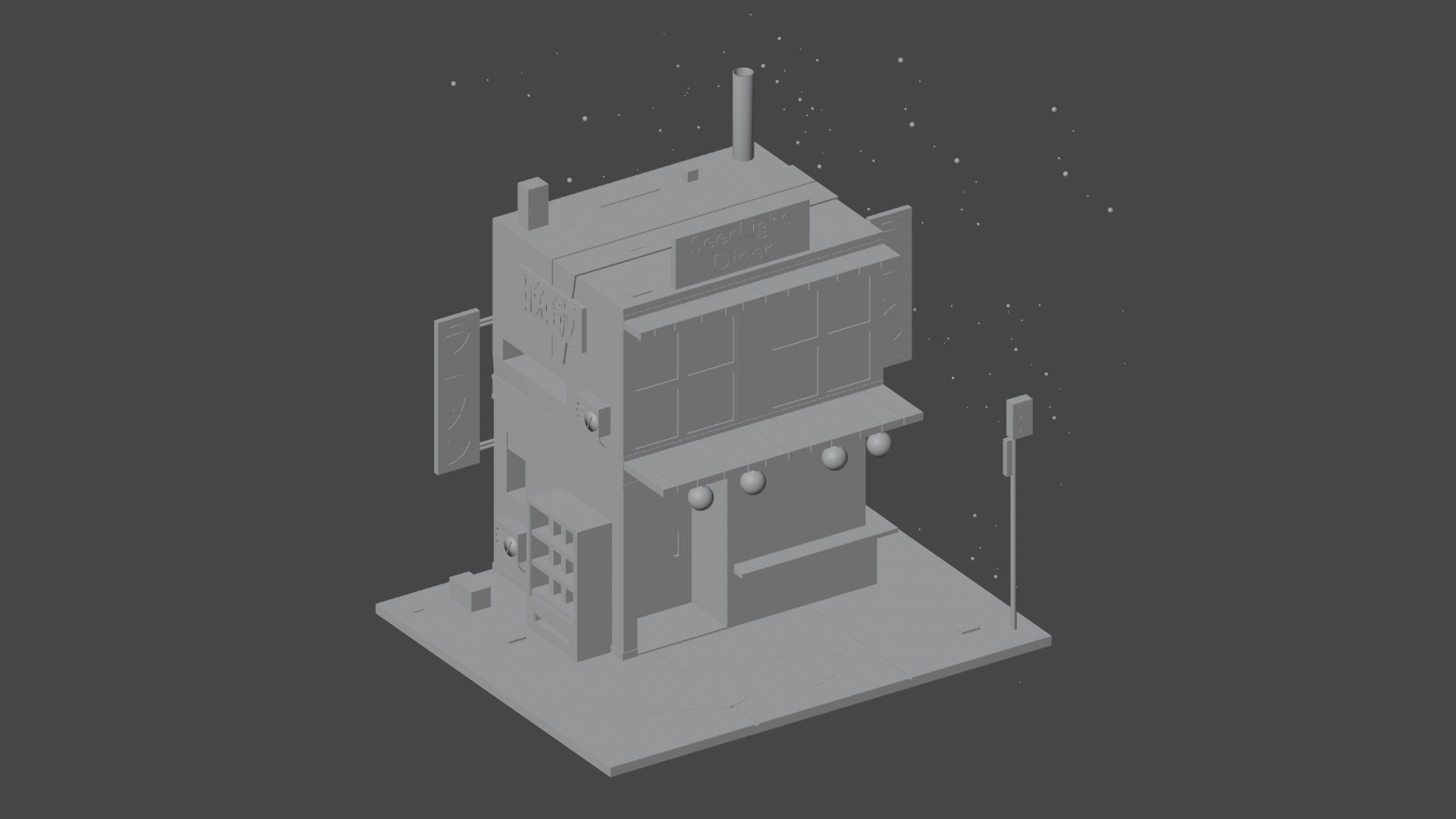 Small Restaurant 3D - TurboSquid 2016451