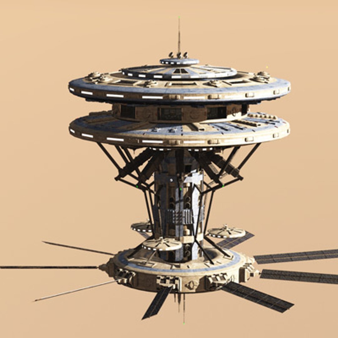 Orbital Station 3 3d Model