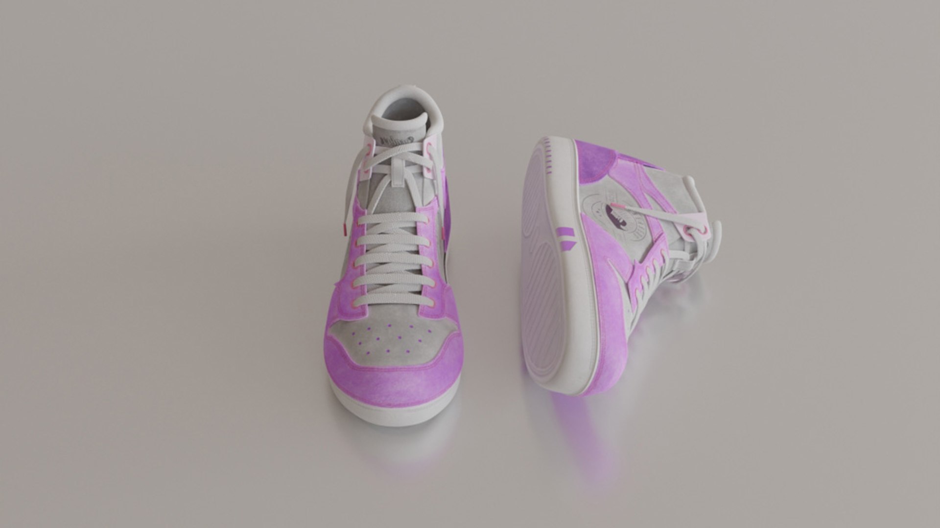 3D High Top Sneakers - TurboSquid 2173227