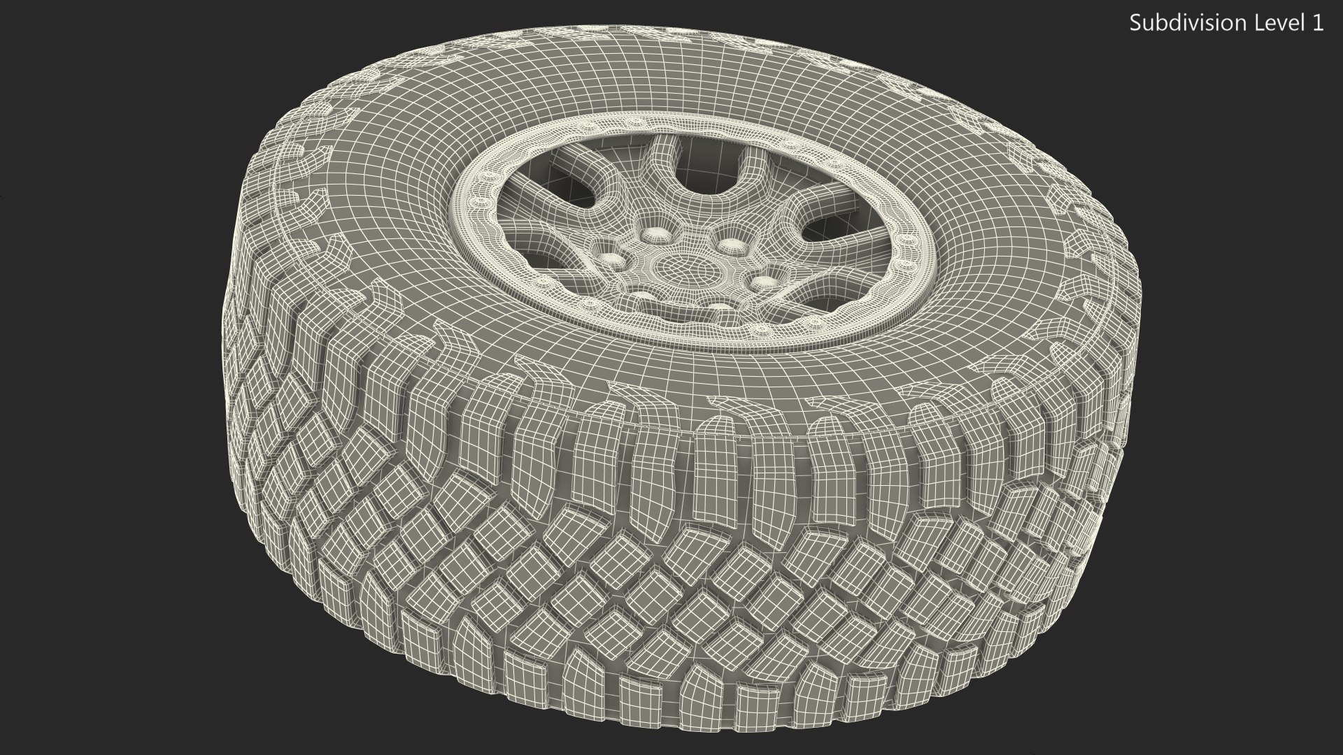 3D Goodyear Wrangler Off Road Tire model - TurboSquid 1775930