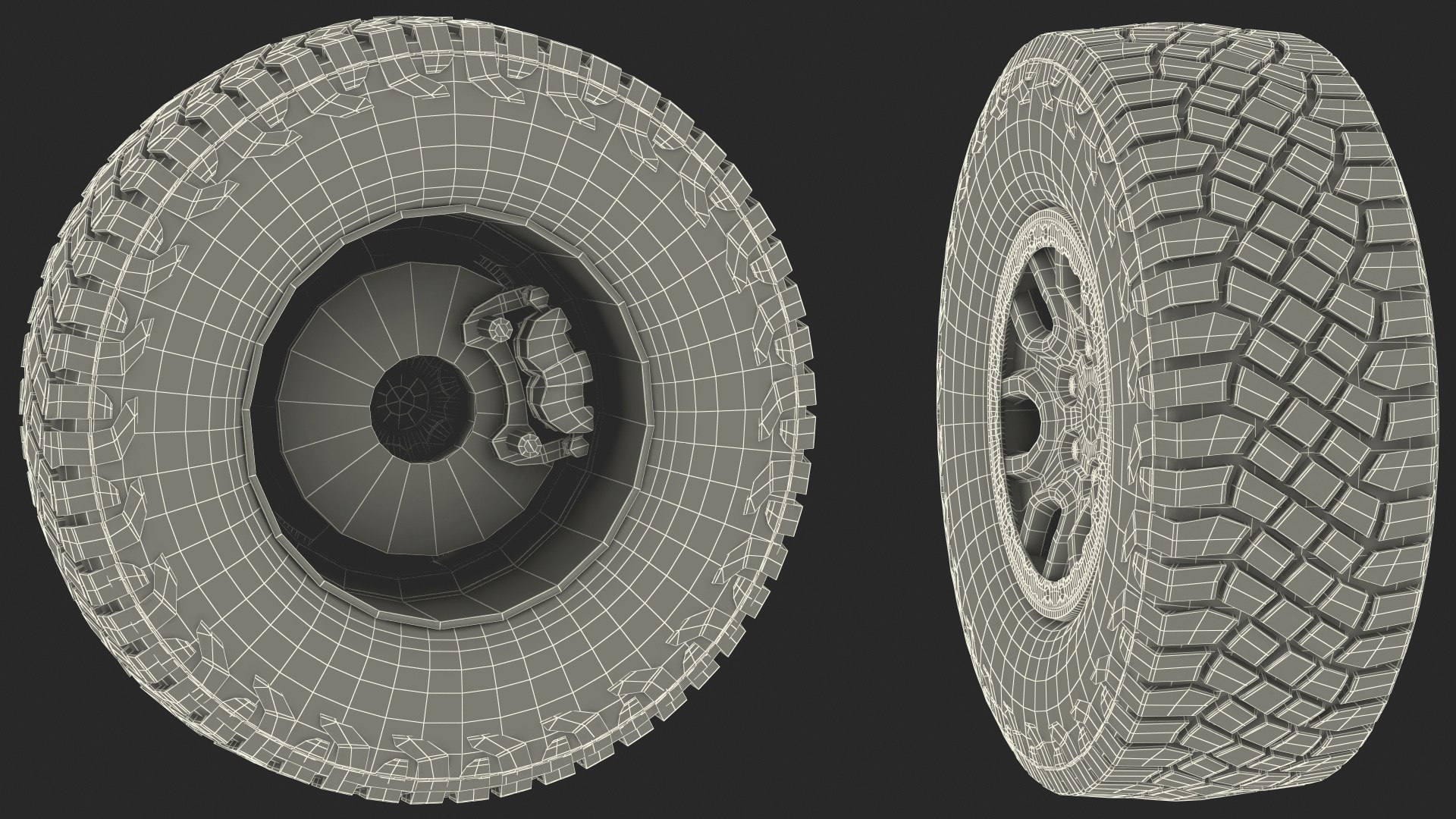 3D Goodyear Wrangler Off Road Tire model - TurboSquid 1775930