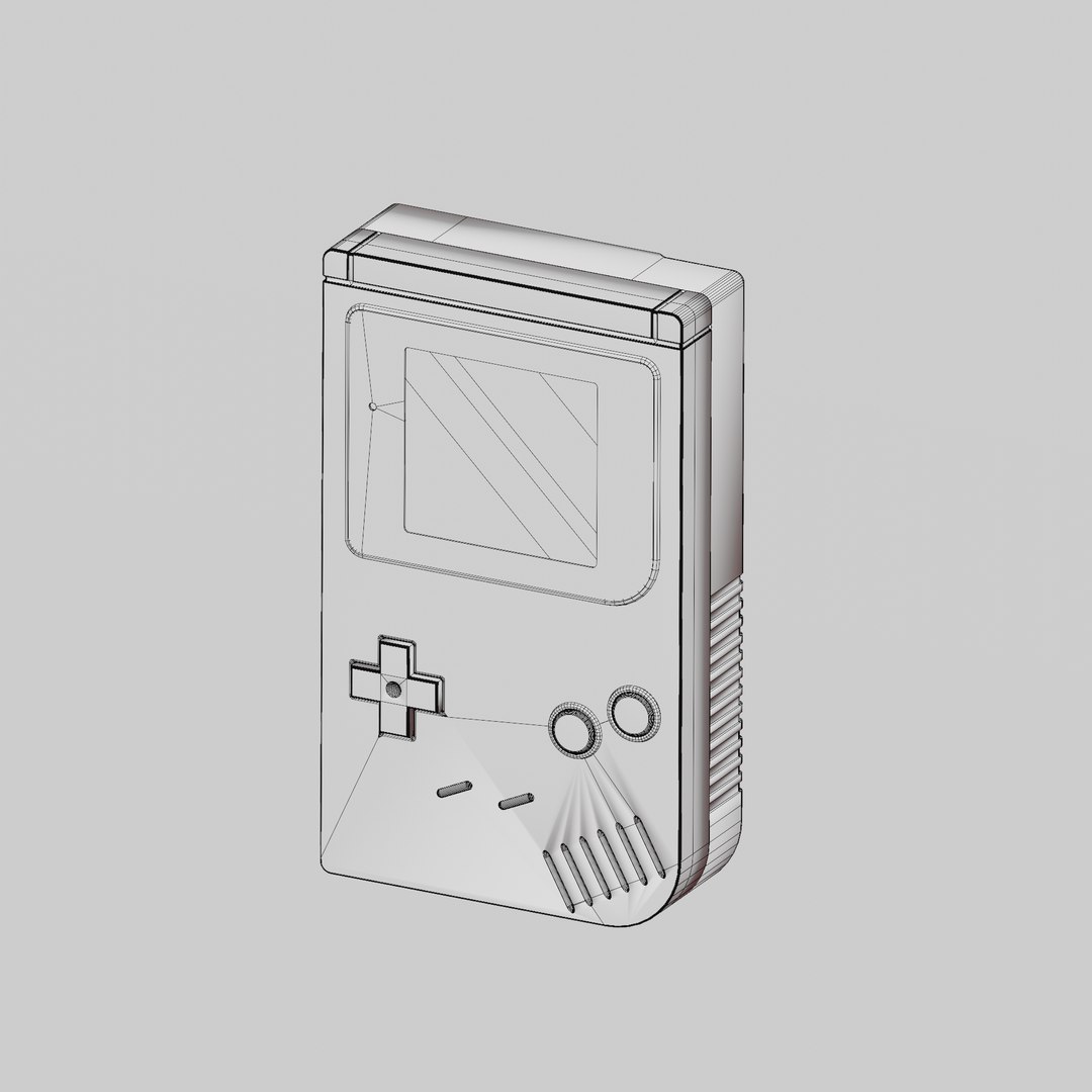 3D Nintendo Gameboy Model - TurboSquid 2337067