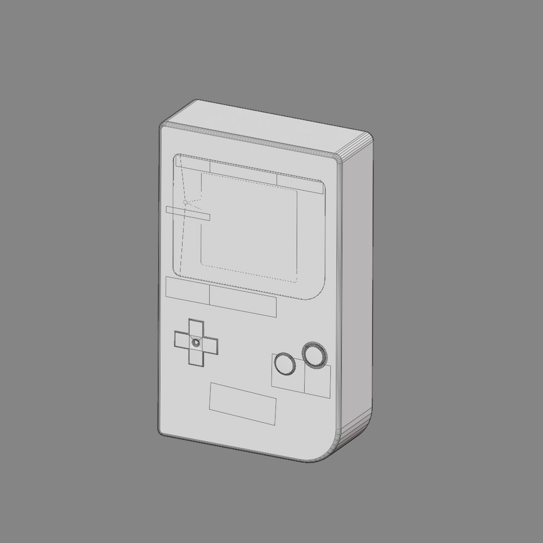 3D Nintendo Gameboy Model - TurboSquid 2337067