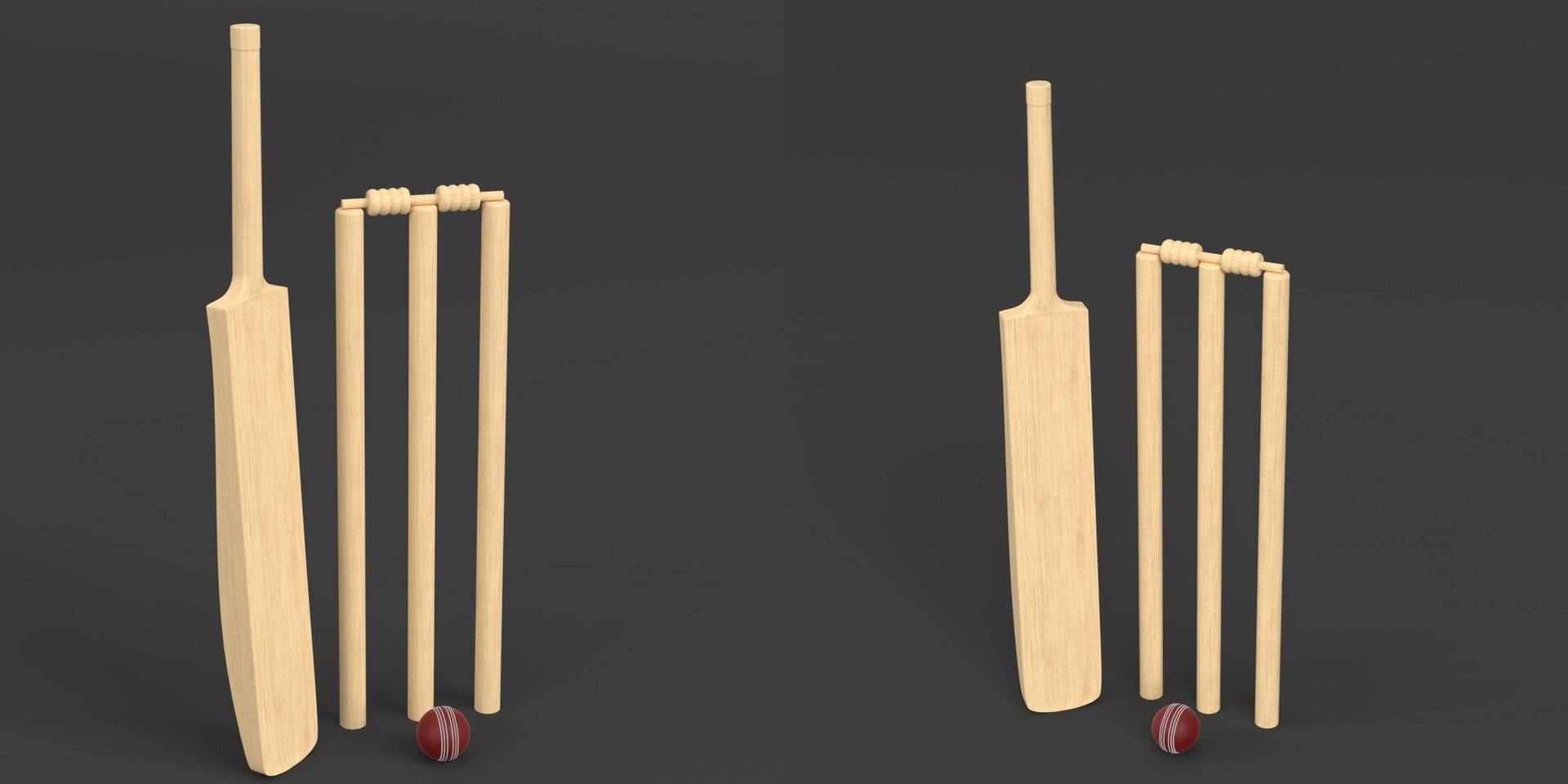 Cricket Set Model - TurboSquid 1473857
