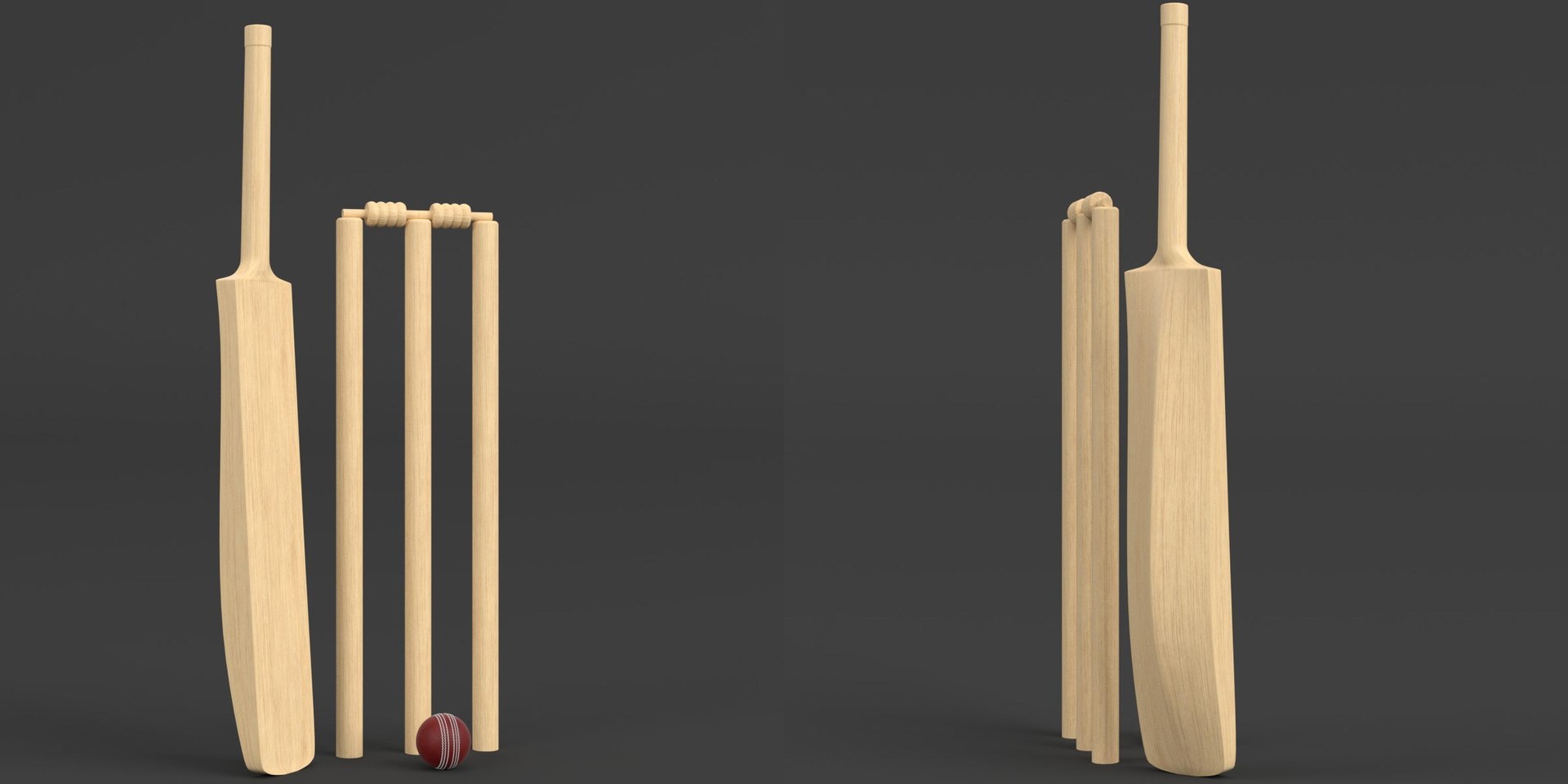 Cricket Set Model - TurboSquid 1473857
