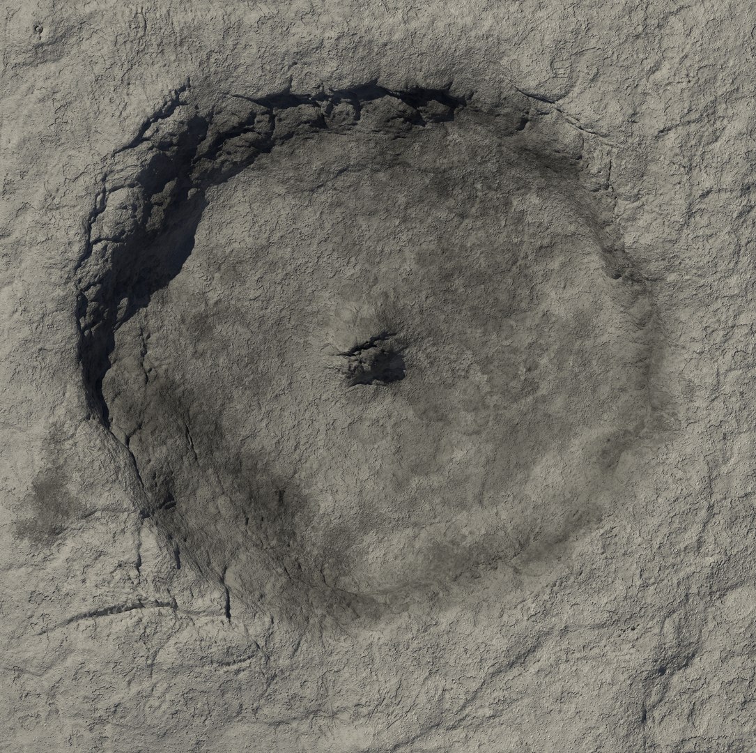 Tycho Crater 3D Model - TurboSquid 1377849