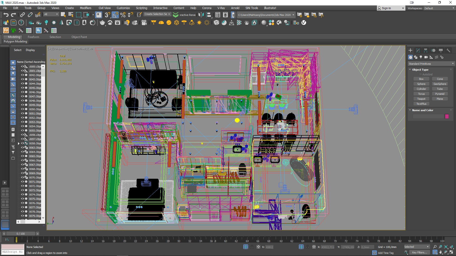 Apartment 06 - Maiholuxury - MAX FBX OBJ SKP DEA Simlab 3D model - TurboSquid 2174722