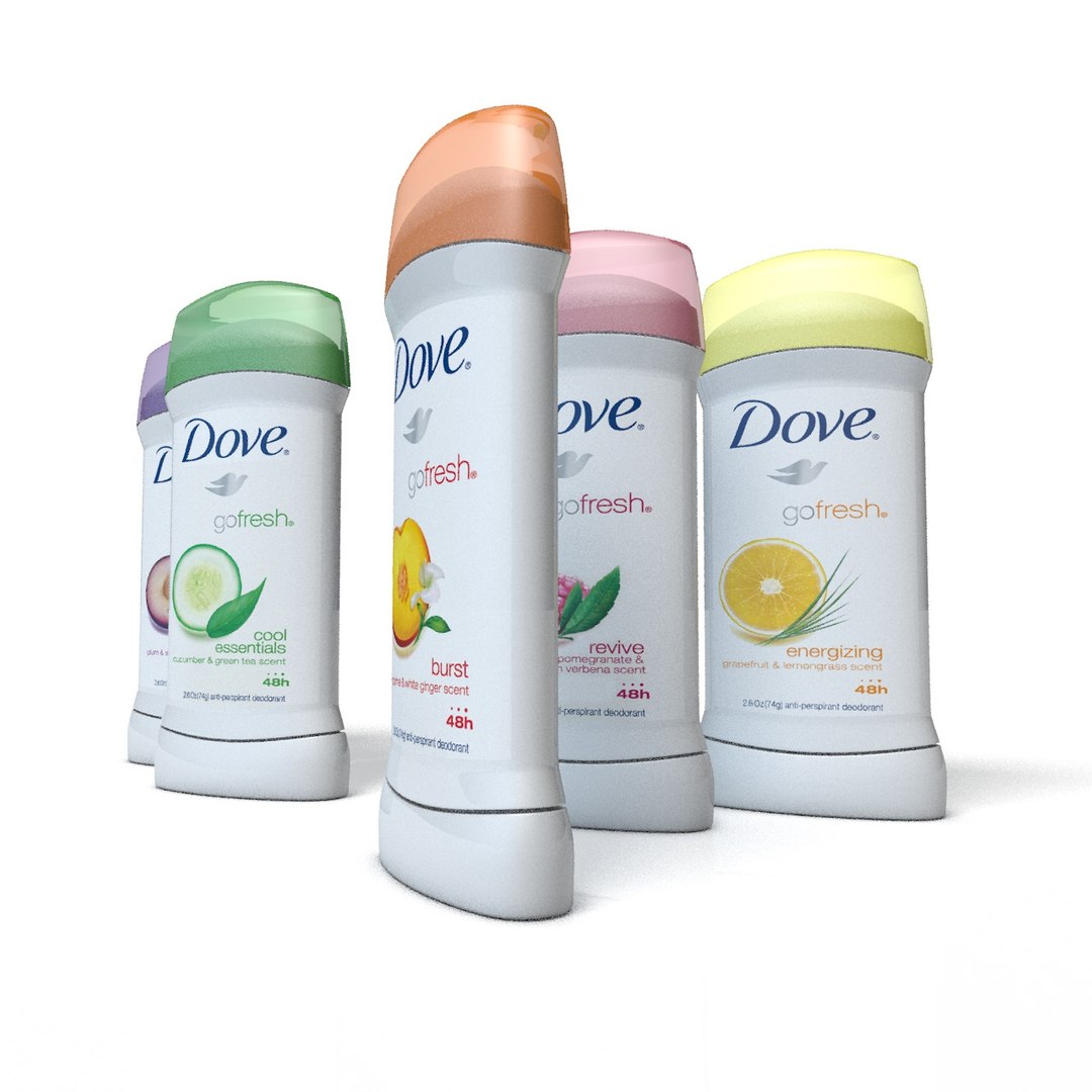 3d Model Dove Deodorant