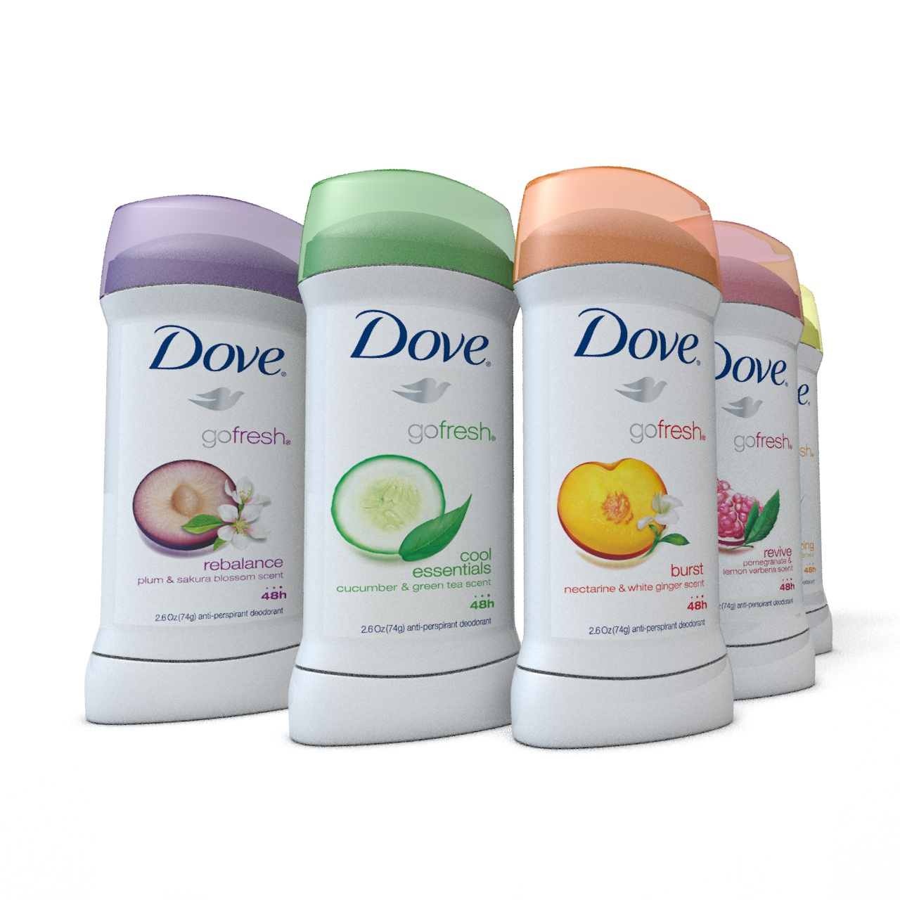 3d model dove deodorant