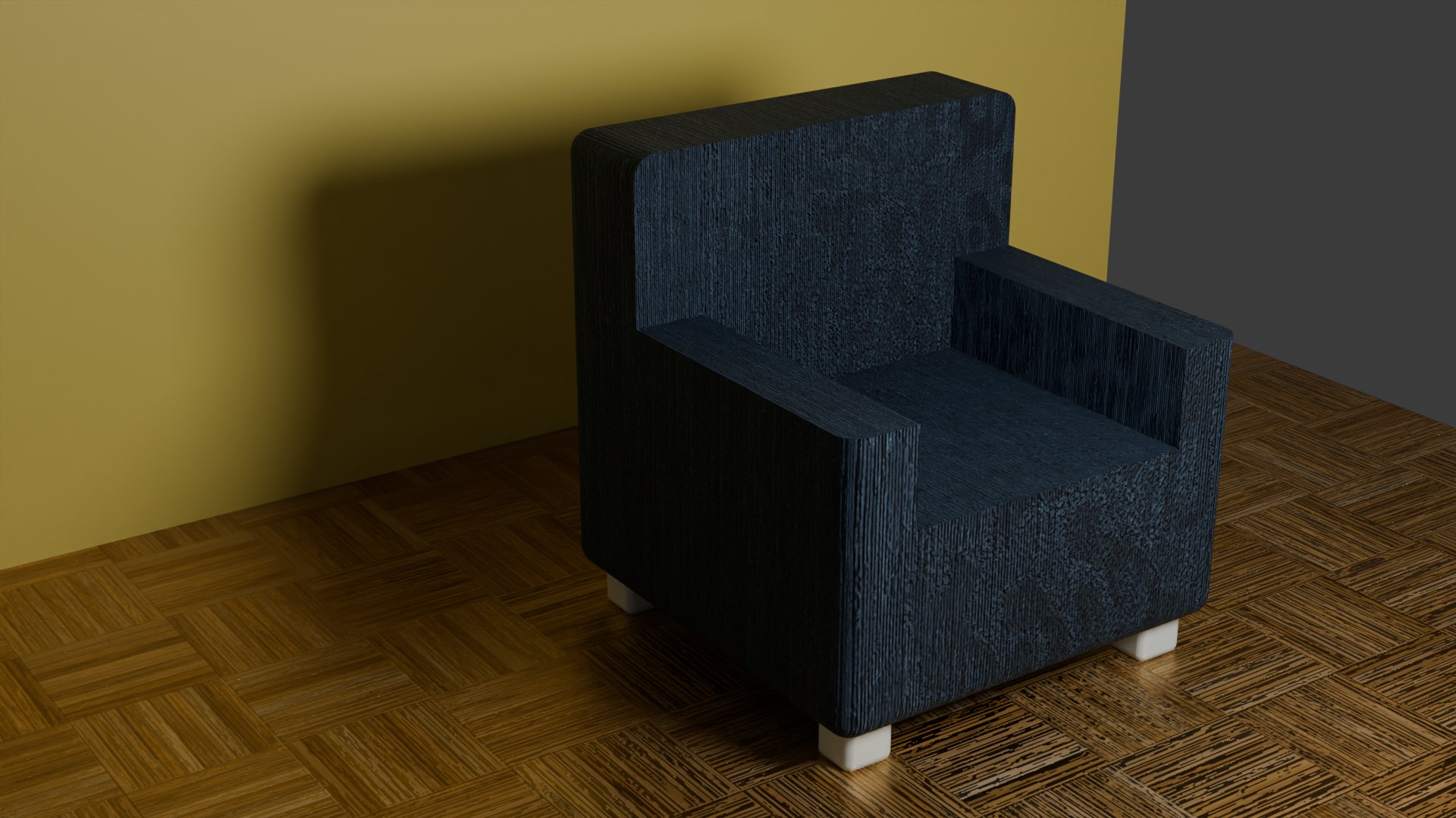 3D Model Realistic Armchair 3D Model - High Quality And Textured ...