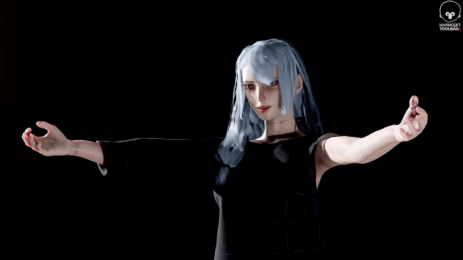 Mahito Girl Game Ready Modular Character 3D - TurboSquid 1810698