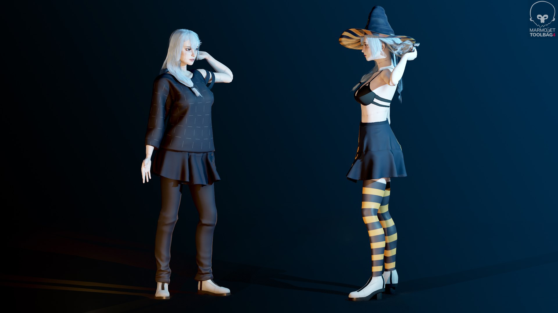 Mahito Girl Game Ready Modular Character 3D - TurboSquid 1810698