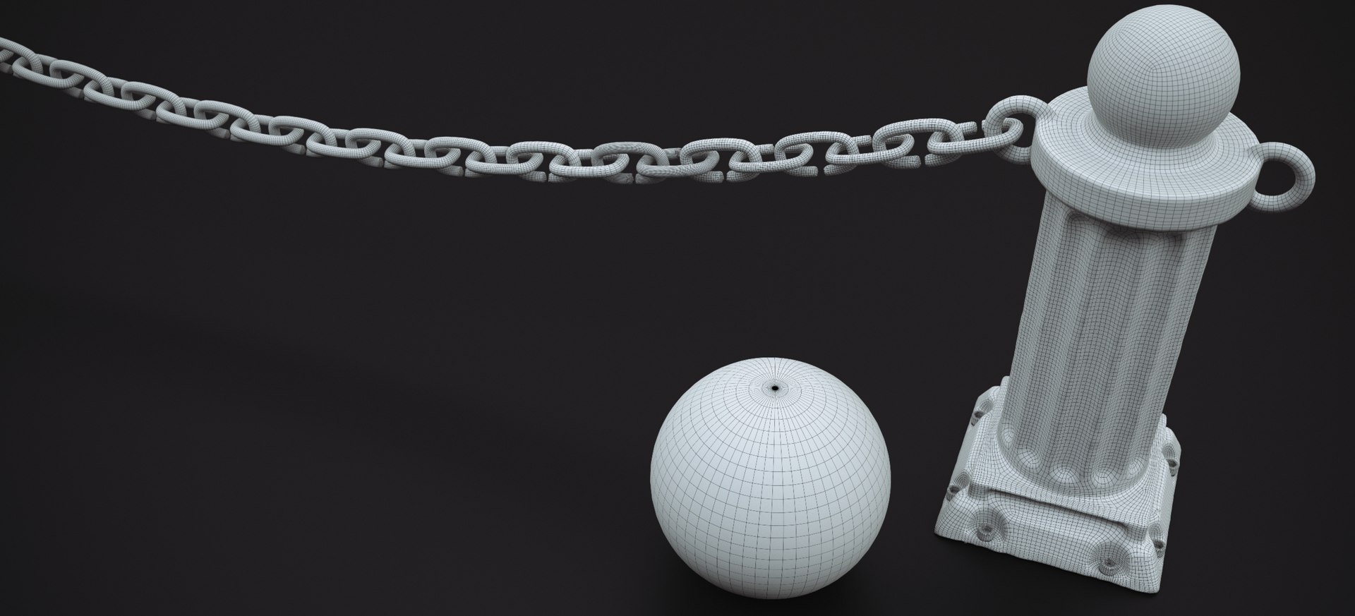 3D CITY SIDEWALK GUARD POST TYPE C RAW Model - TurboSquid 2074022