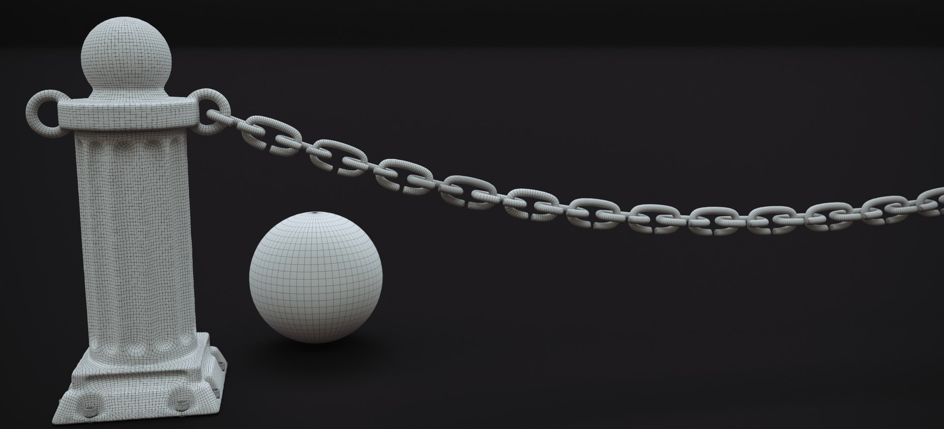 3D CITY SIDEWALK GUARD POST TYPE C RAW Model - TurboSquid 2074022