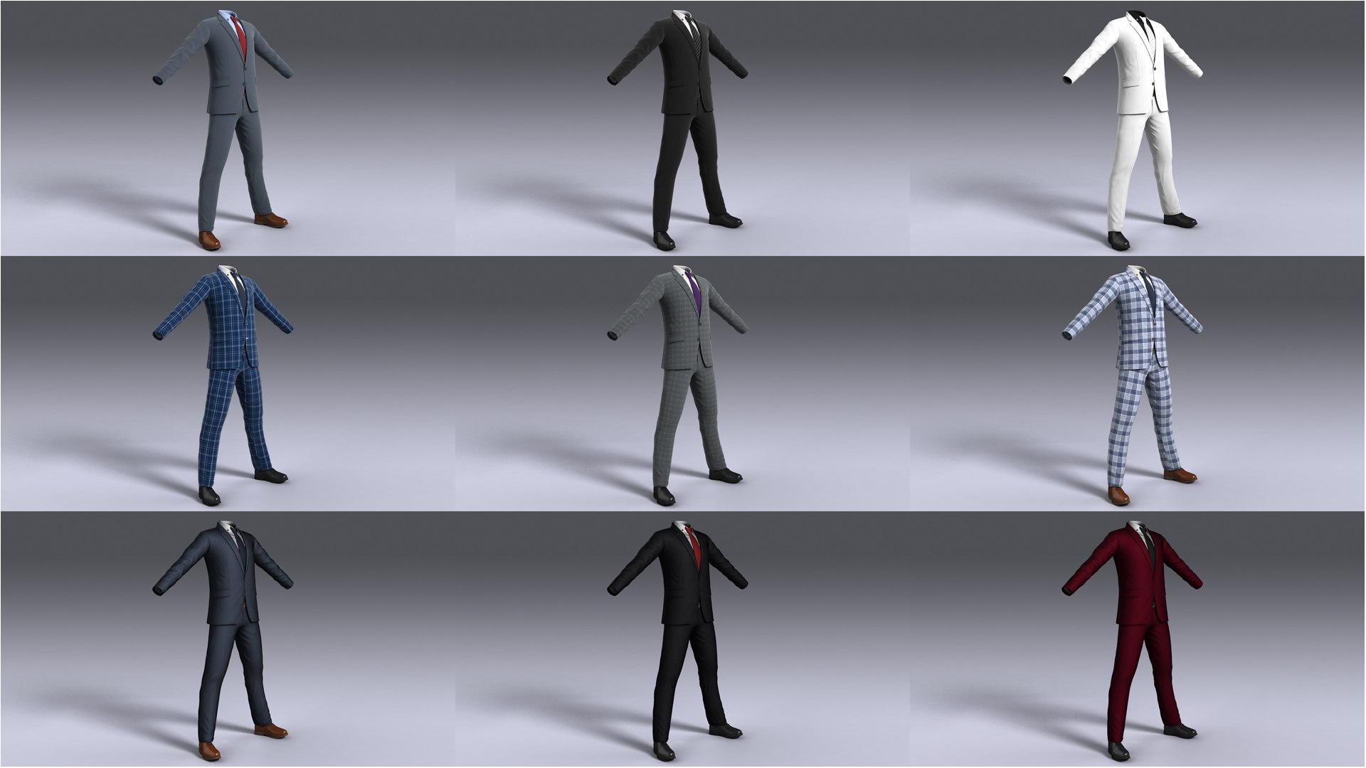 3D Suit Collection 1 - TurboSquid 2008858