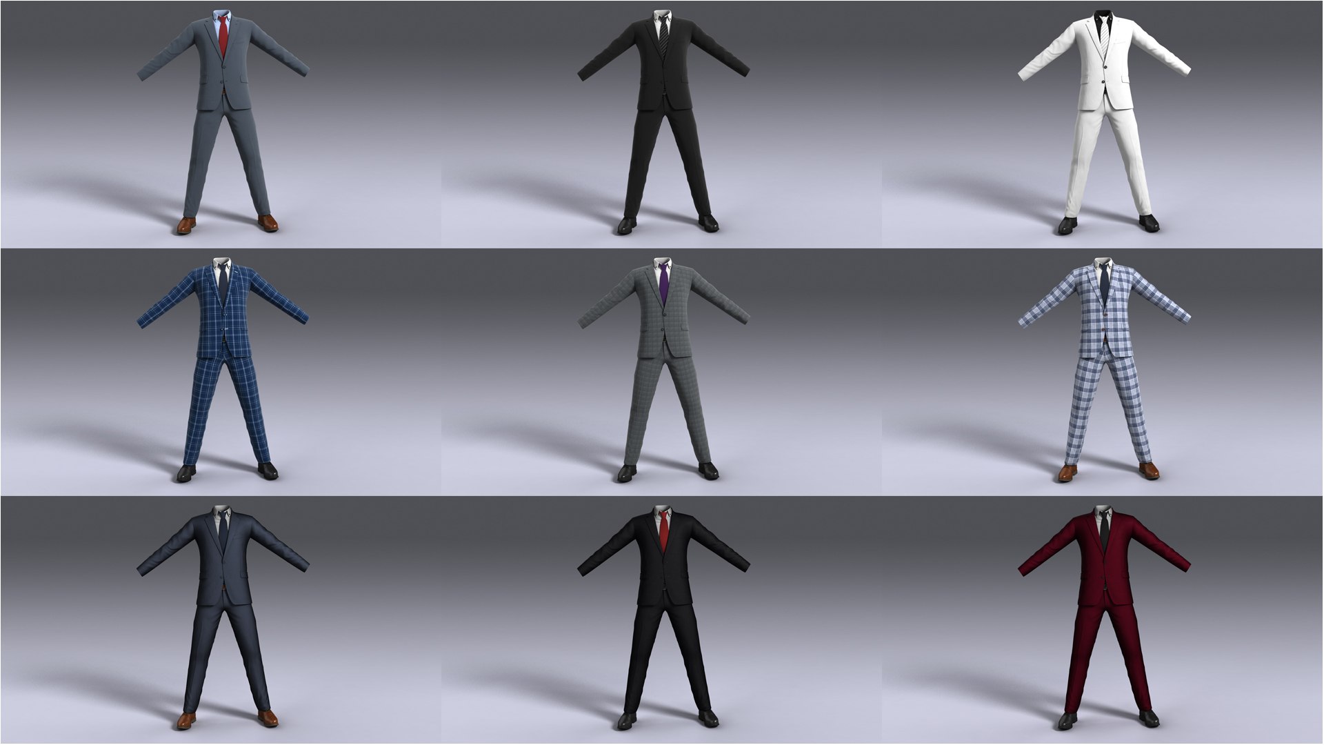 3D Suit Collection 1 - TurboSquid 2008858