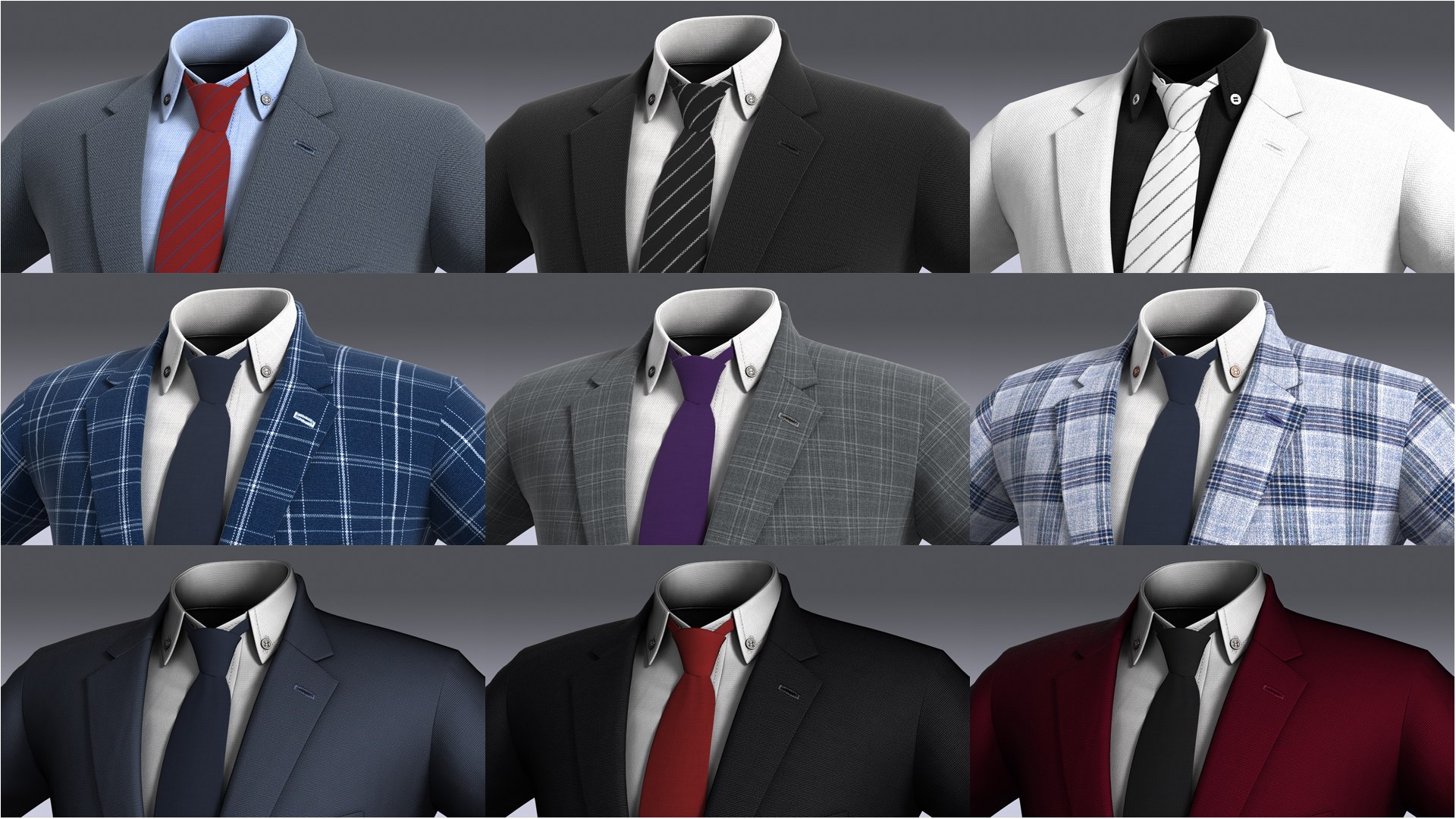 3D Suit Collection 1 - TurboSquid 2008858