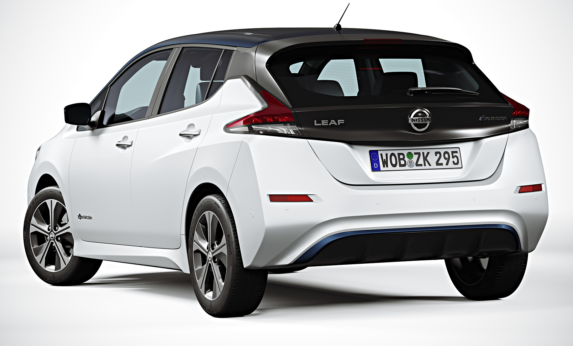 3D 2018 nissan leaf model - TurboSquid 1244158